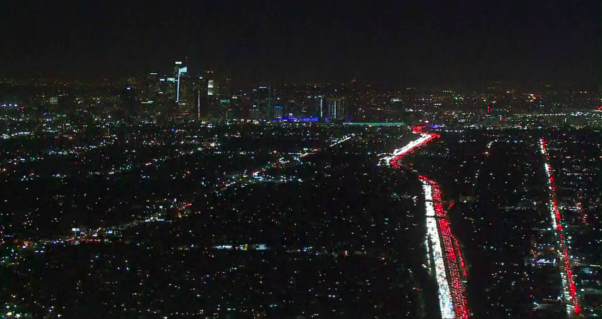 Aerial Footage Shows The Insane Backlog Of Thanksgiving Traffic On Las ...