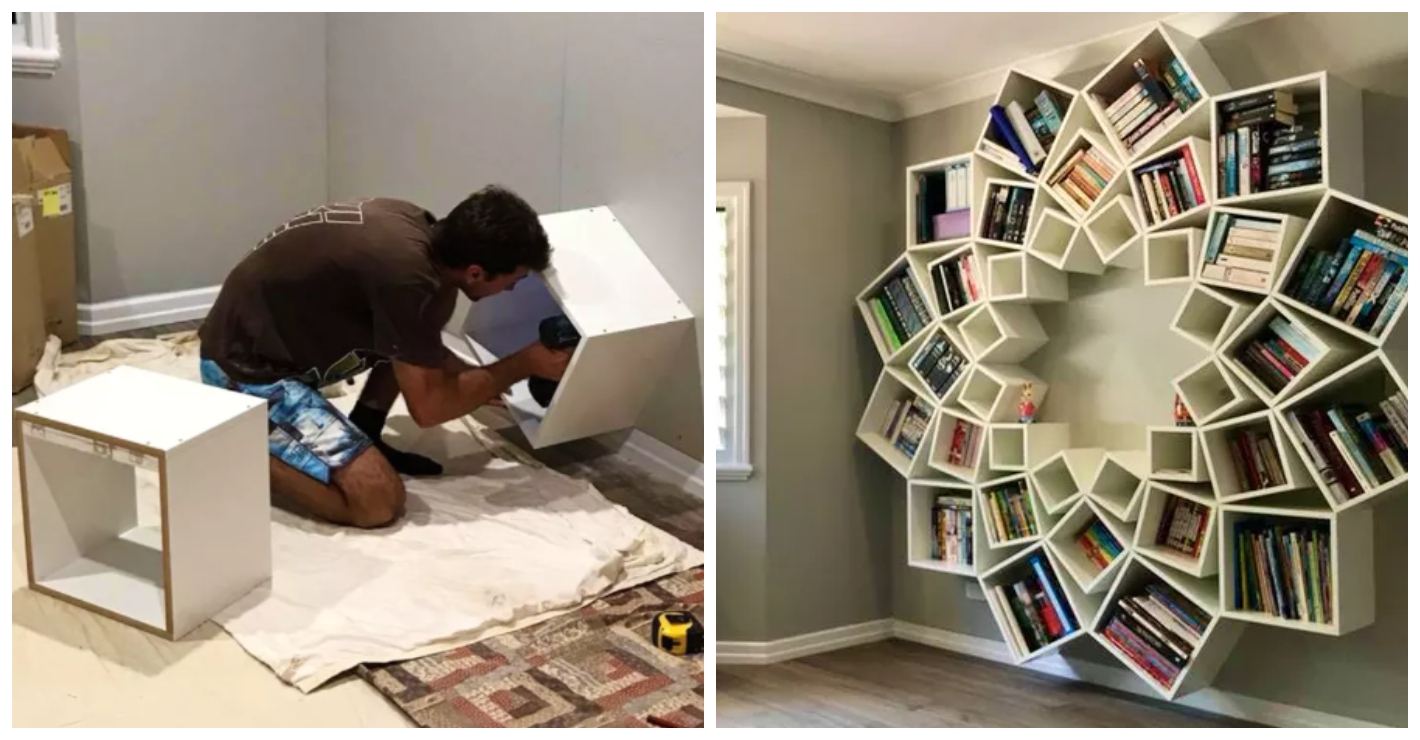 Parents Create Insane DIY Bookcase To The Envy Of Every Last Pinterest User