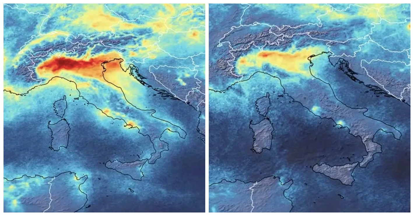 Satellite Images Show Pollution In Italy Drop Significantly Amid ...