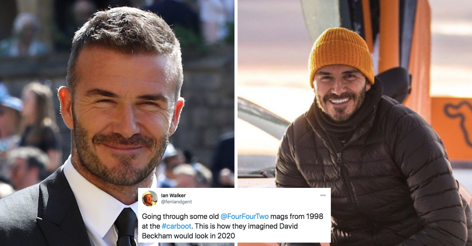 Magazine hilariously predicted David Beckham's 2020 appearance - VT
