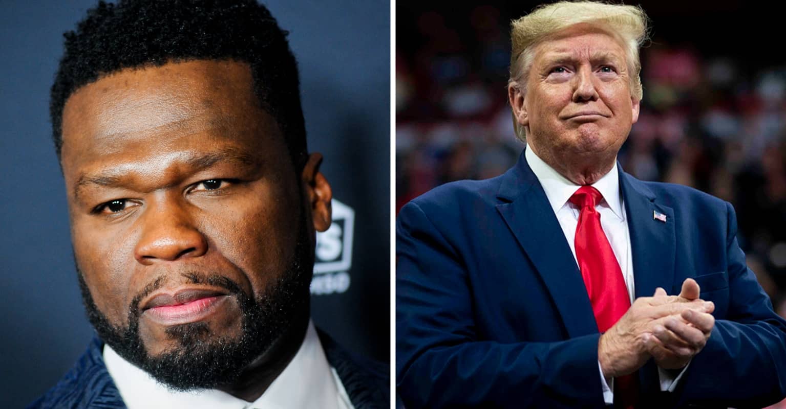50 Cent Appears To Endorse Trump For President After Realizing Biden ...