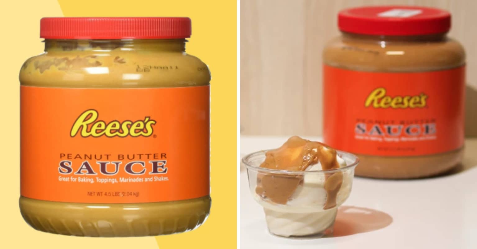 You Can Now Buy A Giant Tub 4.5lb Of Reese's Peanut Butter Sauce On Amazon