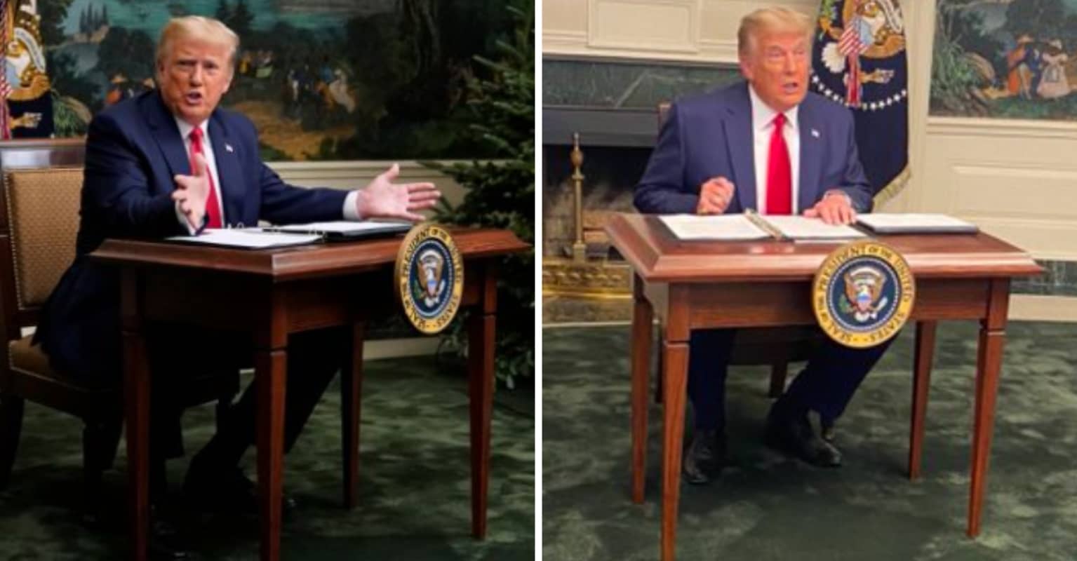 Donald Trump Is Mercilessly Trolled Over His 'Tiny Desk' Amid ...