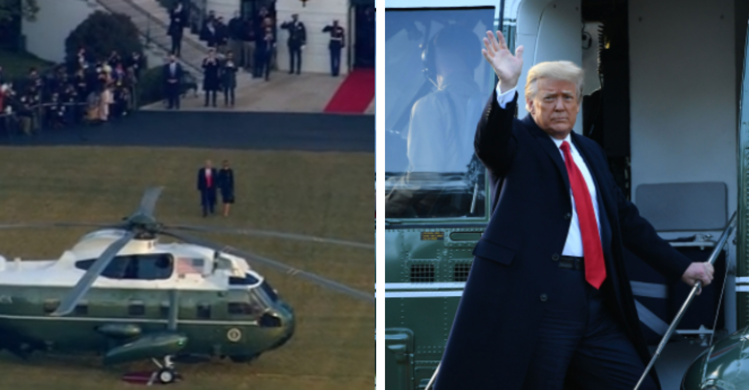 Donald Trump Has Left The White House As President For The Very Last Time