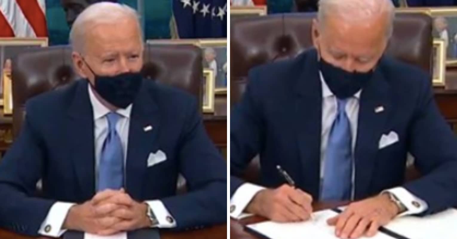 Joe Biden Signs Executive Order For Us To Rejoin Paris Climate Accord