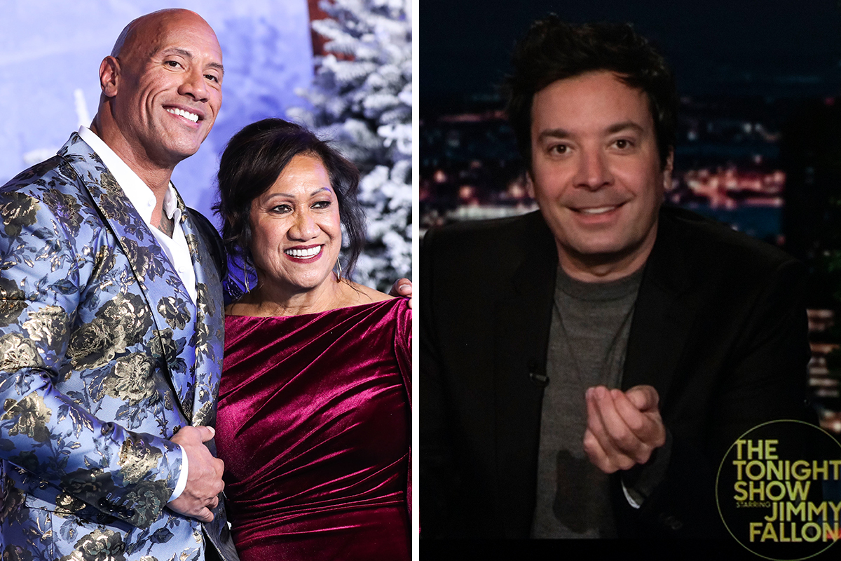 Dwayne Johnson's Mom Crashes His Jimmy Fallon Interview And Reveals ...