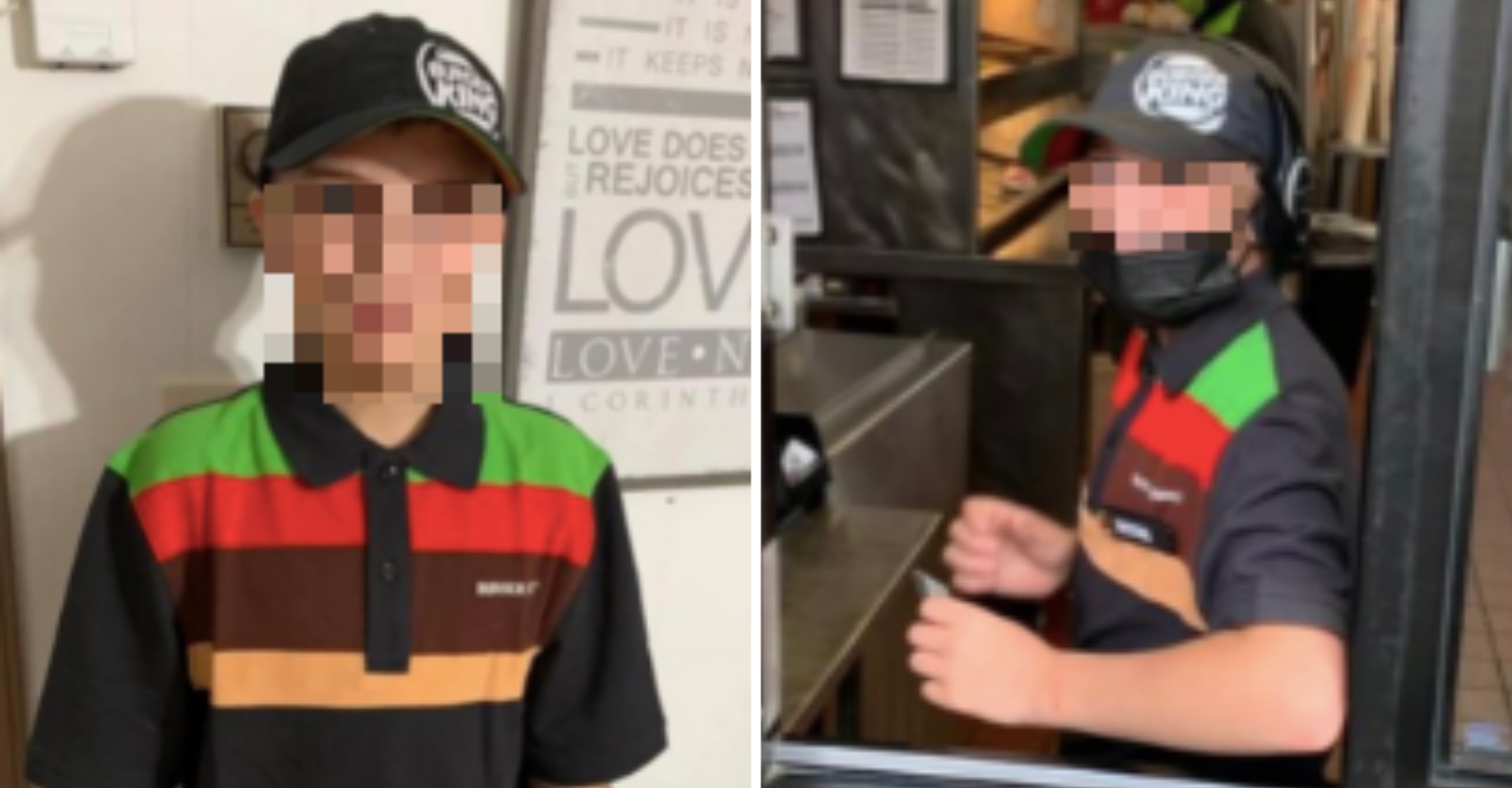Dad Praises Son, 14, For Working 'Every Day He Can' At Burger King ...