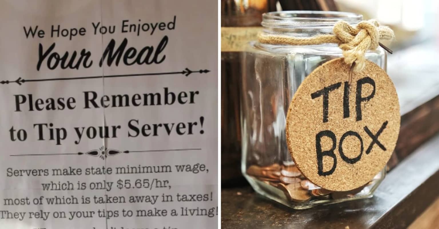 ‘Guilt-Trip’ Restaurant Sign Sparks Debate Over Tipping In The US