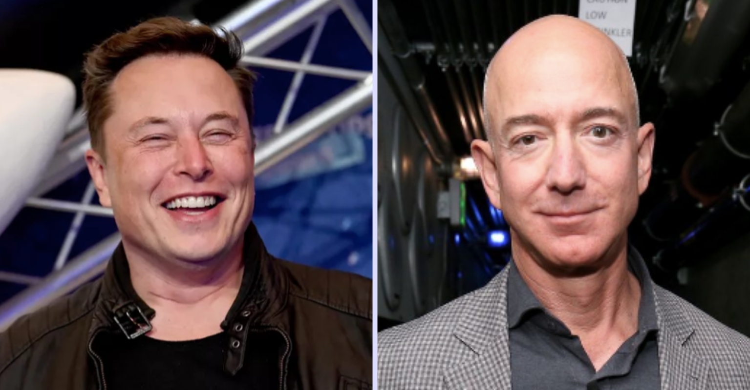 Elon Musk Laughs At Meme Mocking Jeff Bezos Space Flight As Feud ...