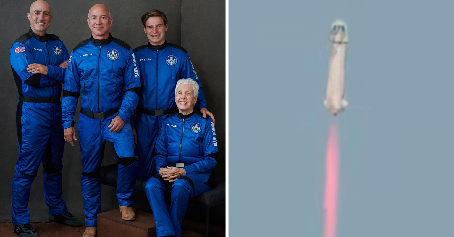 BREAKING: Jeff Bezos Has Reached The Edge Of Space In His Own Rocket Ship
