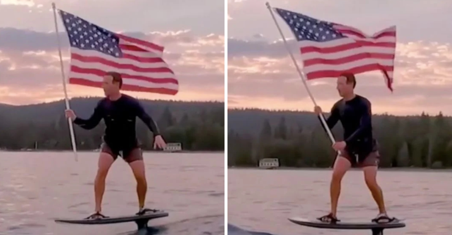 Mark Zuckerberg Celebrates July 4th By Riding An Electric Surfboard ...