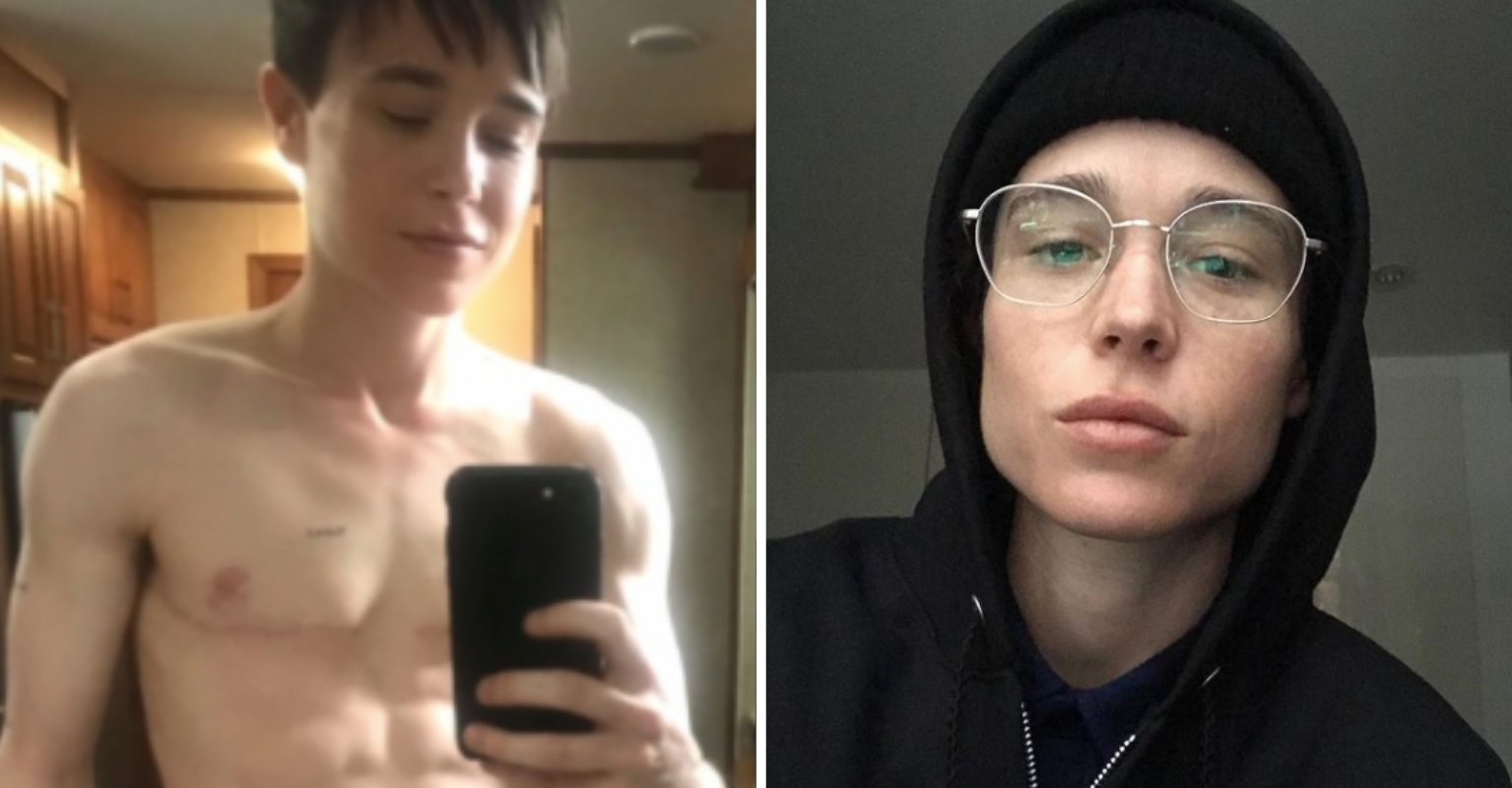 Elliot Page Shows Off His Impressive Six-Pack In New Selfie As Fans ...