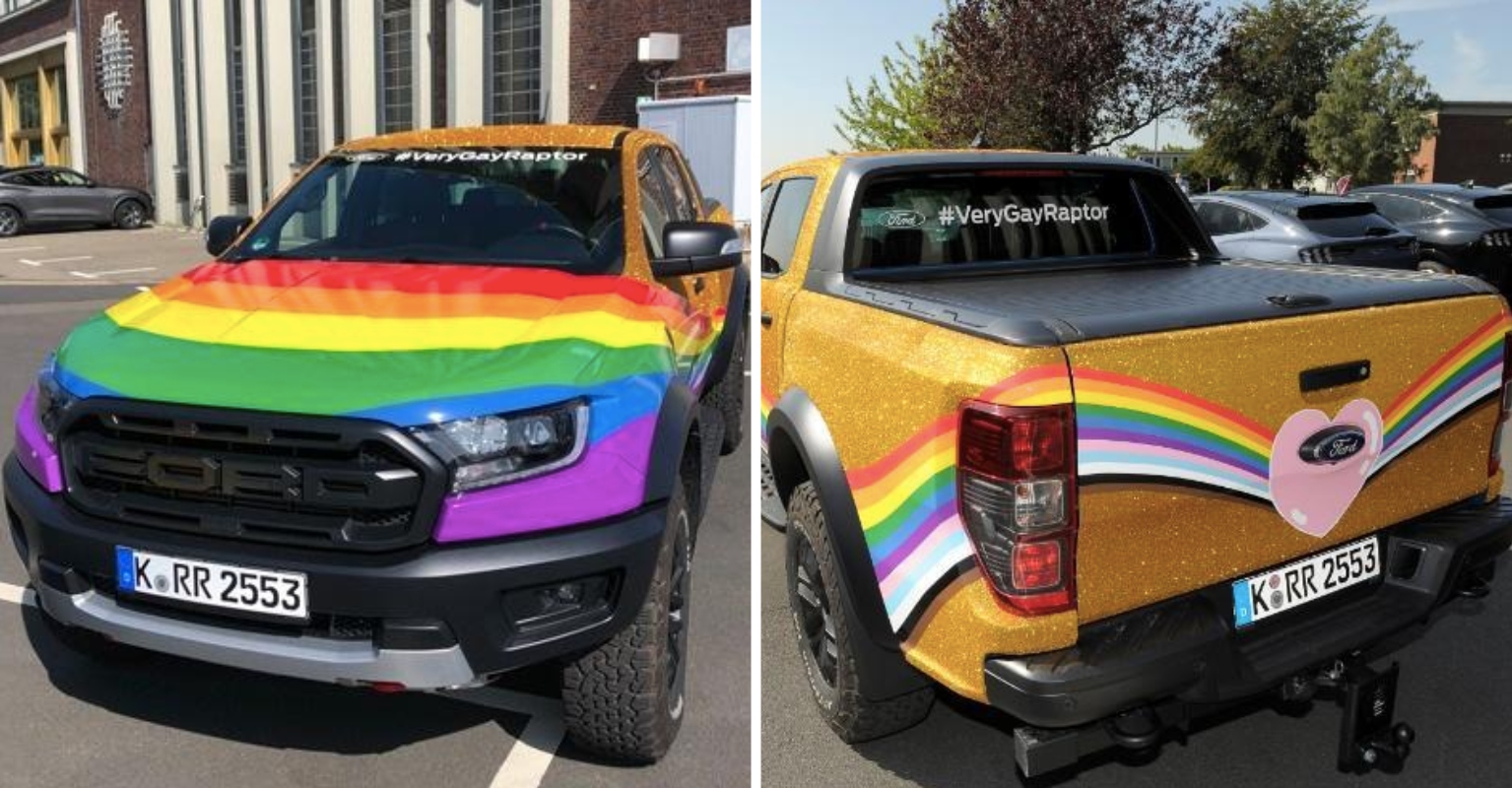 Ford Proudly Builds ‘Very Gay’ Car In Response To Person's Homophobic ...