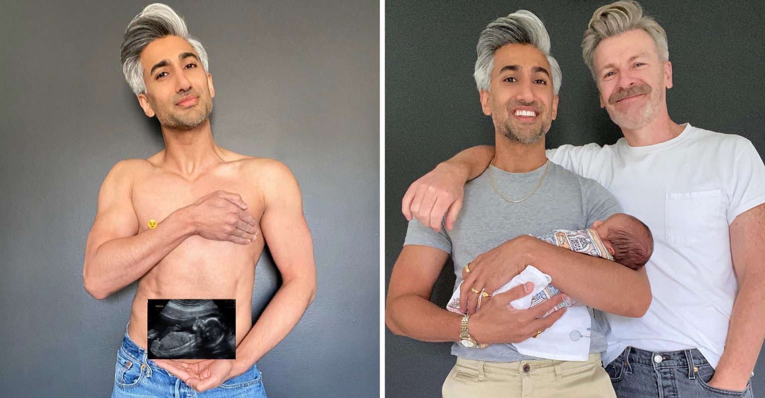 'Queer Eye' Star Tan France Welcomes First Son With Husband Rob