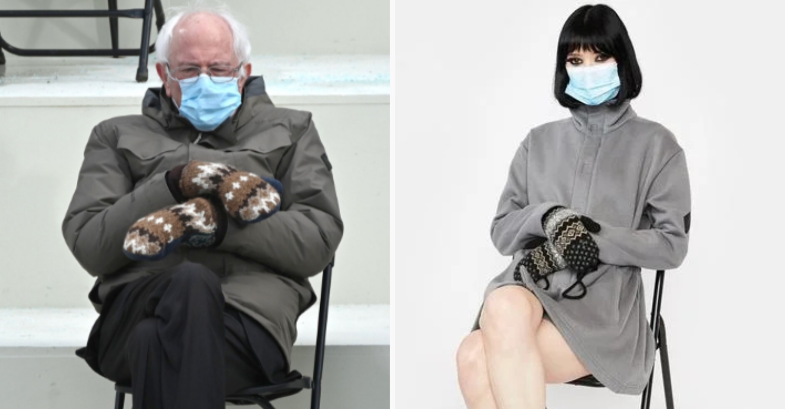 Bernie Sanders At Biden's Inauguration Is 2021's Hottest Halloween Costume