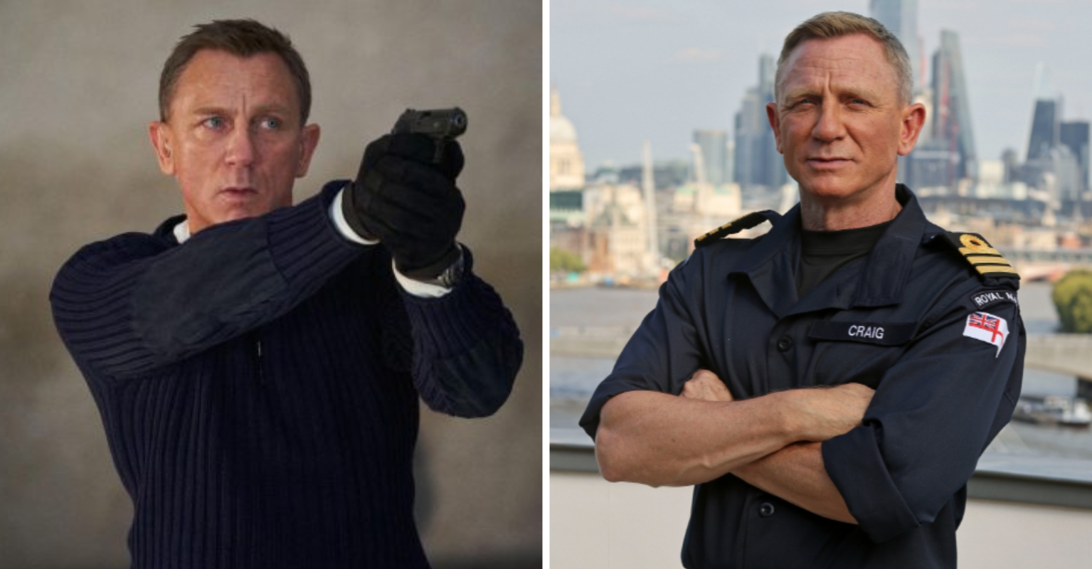 Royal Navy gives Daniel Craig honorary rank the same as James Bond - VT