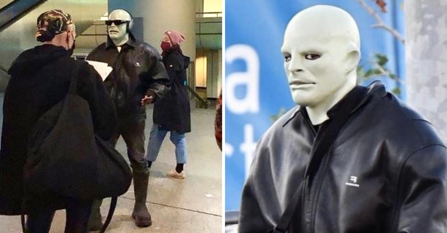 Kanye West Spotted In Europe Wearing A Series Of Bizarre Masks - The ...