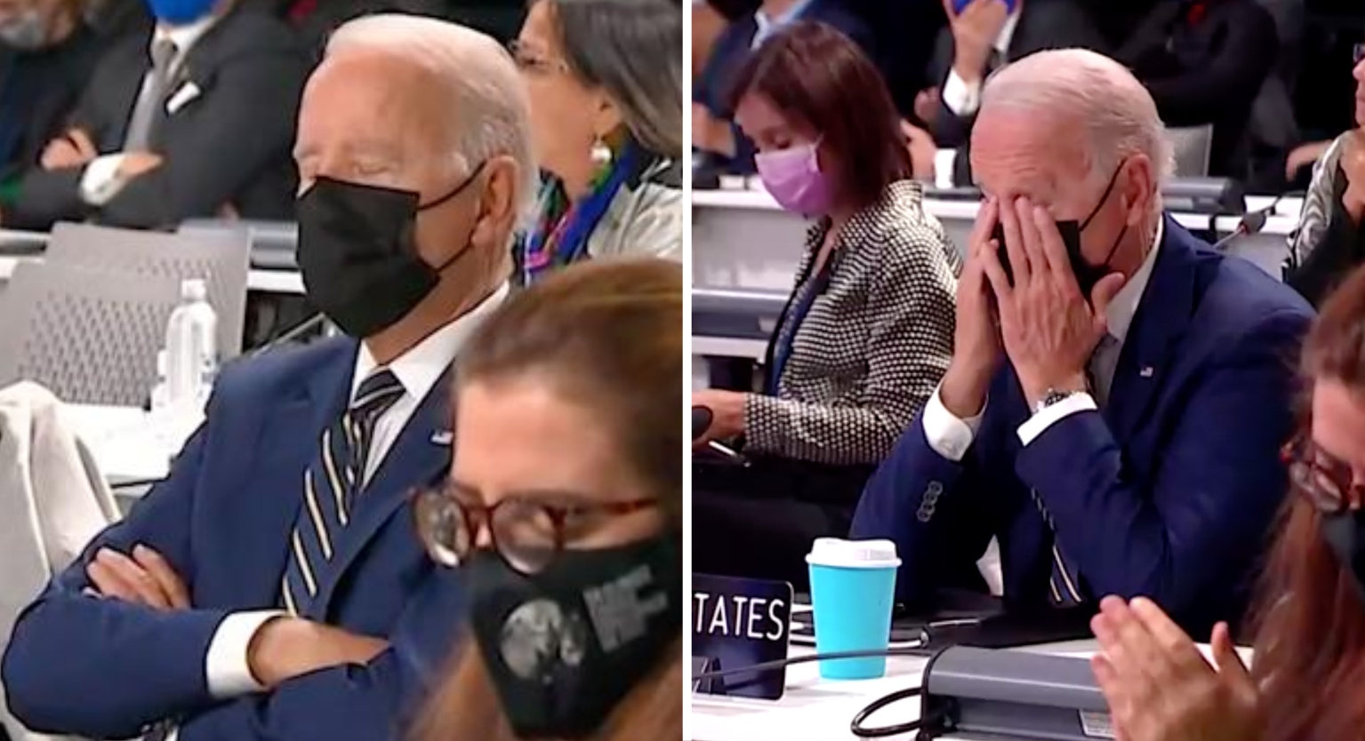 Joe Biden Accused Of ‘Falling Asleep’ During Speech By Disability ...