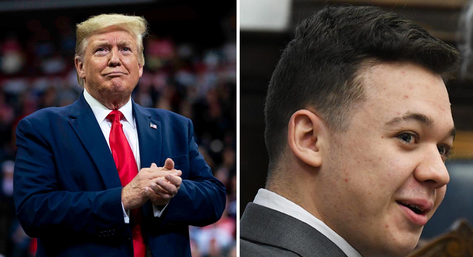 Donald Trump Congratulates Kyle Rittenhouse On Homicide Acquittal