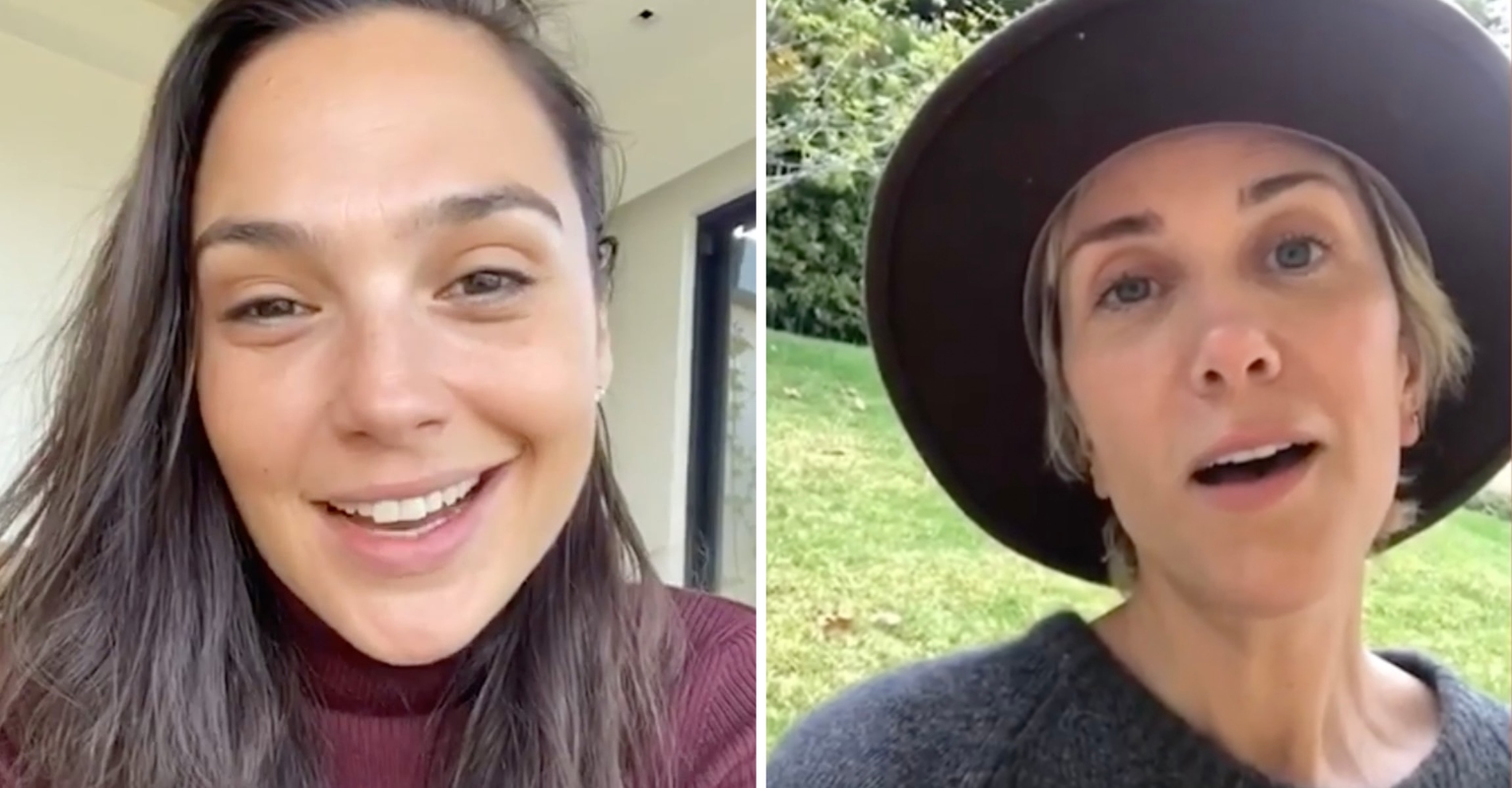 Gal Gadot Admits Star-Studded Viral 'Imagine' Video At Start Of ...