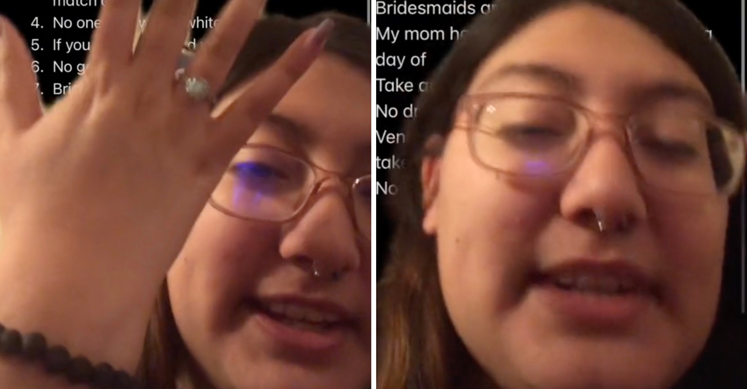 Bride-To-Be Divides Social Media After Sharing The 12 Rules For Her Wedding