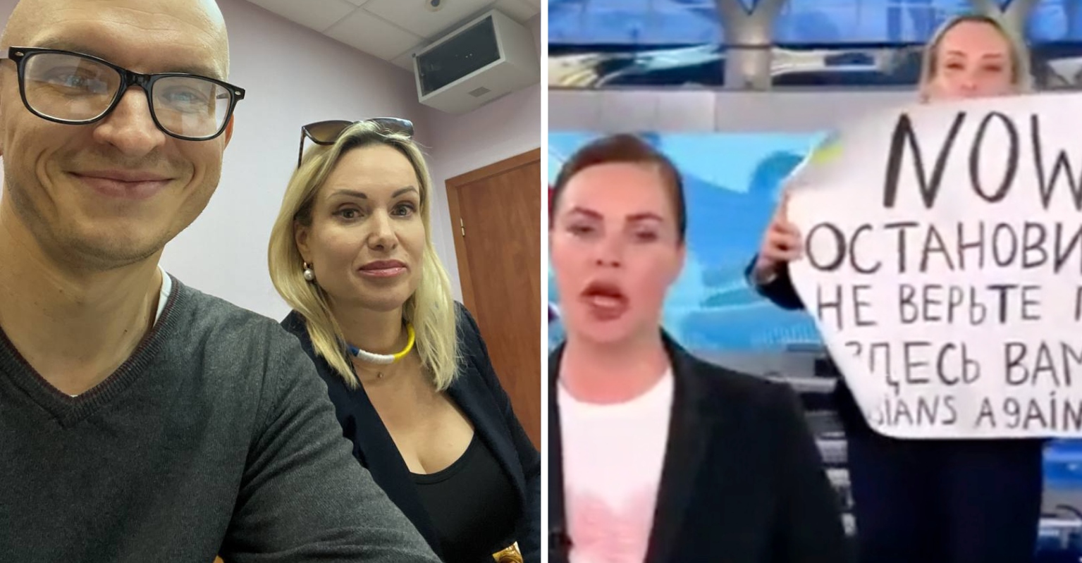 Woman Who Interrupted Russian TV News Broadcast Has Emerged After ...