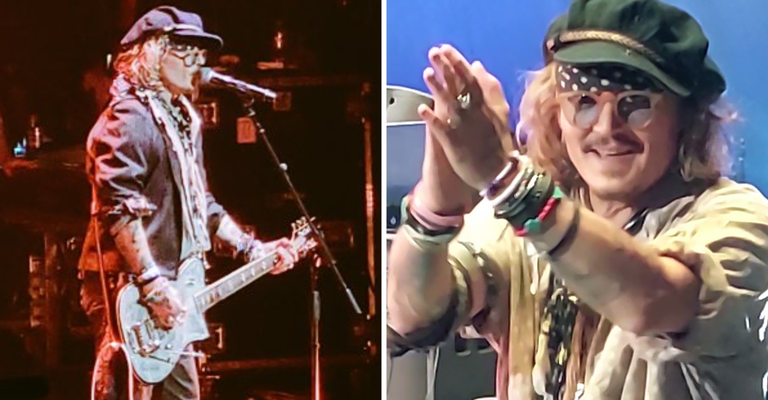 Johnny Depp Performs On Stage For Second Night In A Row Ahead Of Trial ...