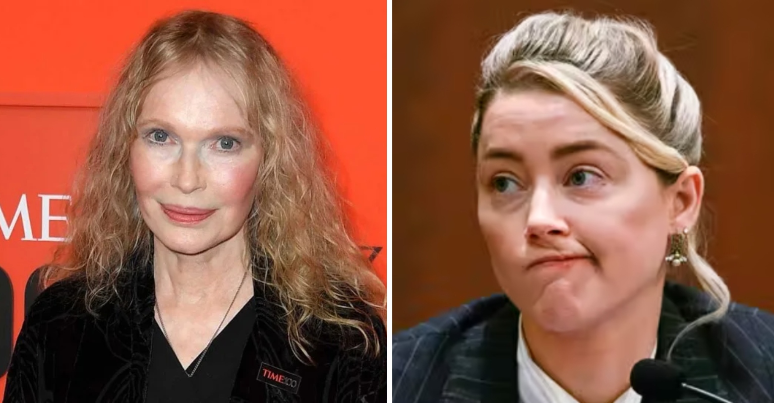 Woody Allen's Ex Mia Farrow Appears To Defend Amber Heard From Women ...