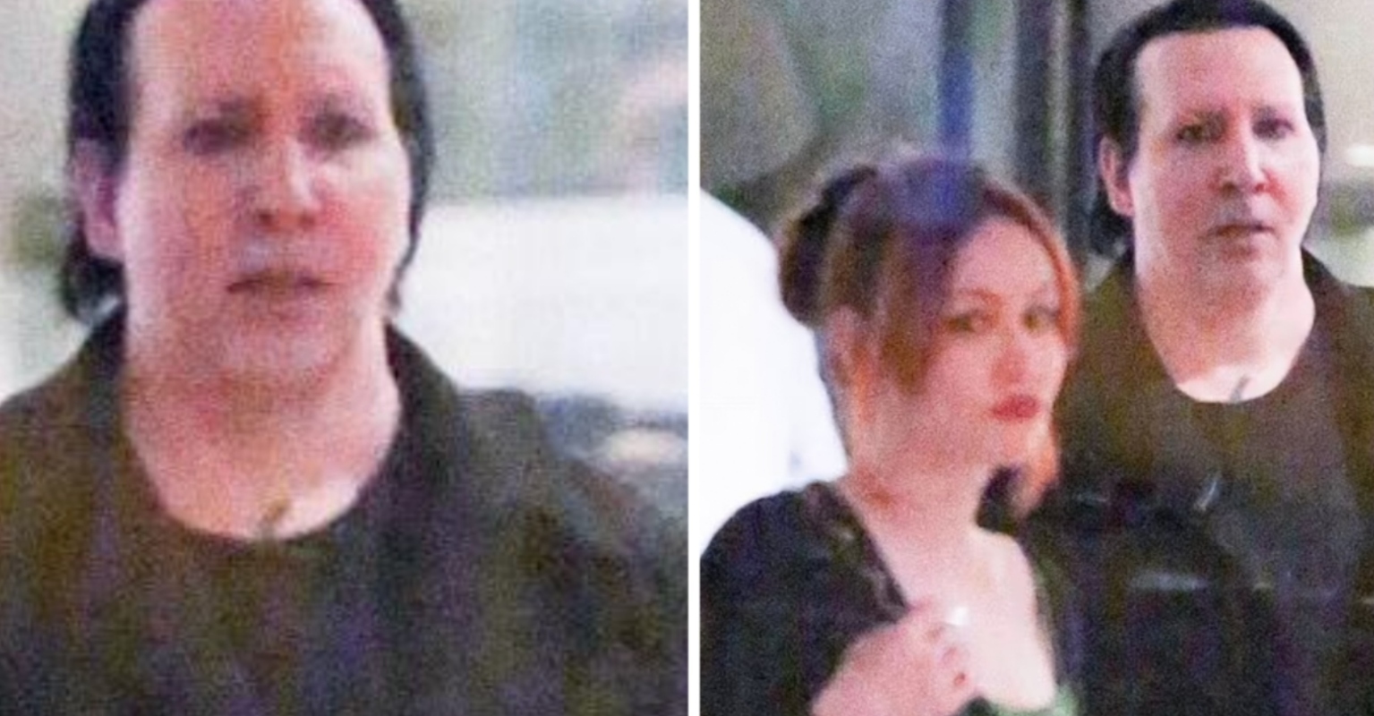 Marilyn Manson Is Pictured During Rare Outing With Wife Amid Sexual ...