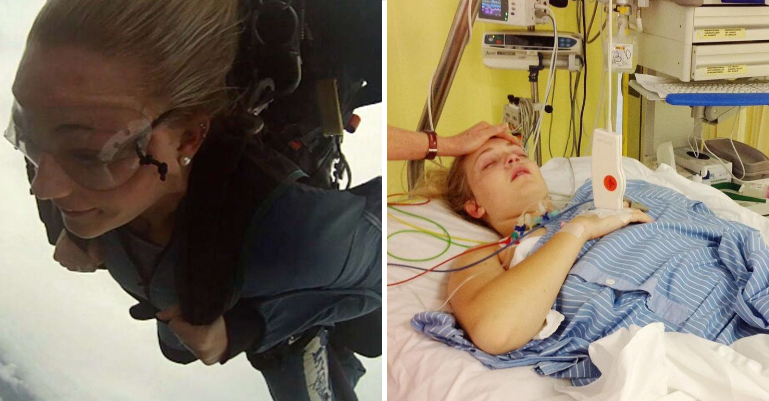 Woman Plummets 14,000ft After Parachute Becomes Tangled During Skydive