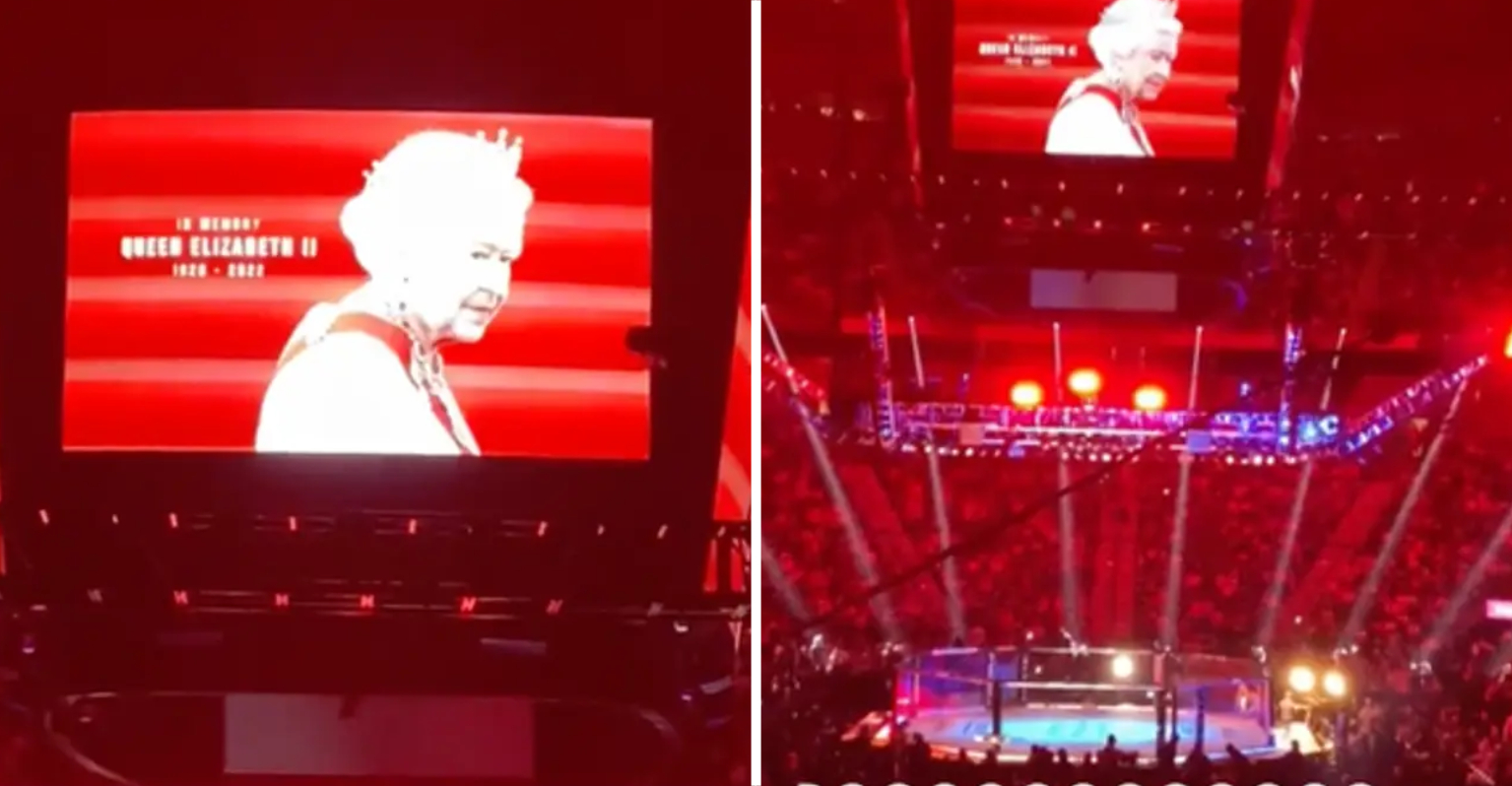 UFC Attempts To Pay Tribute To The Queen, But Fans Boo And Chant 'USA!'