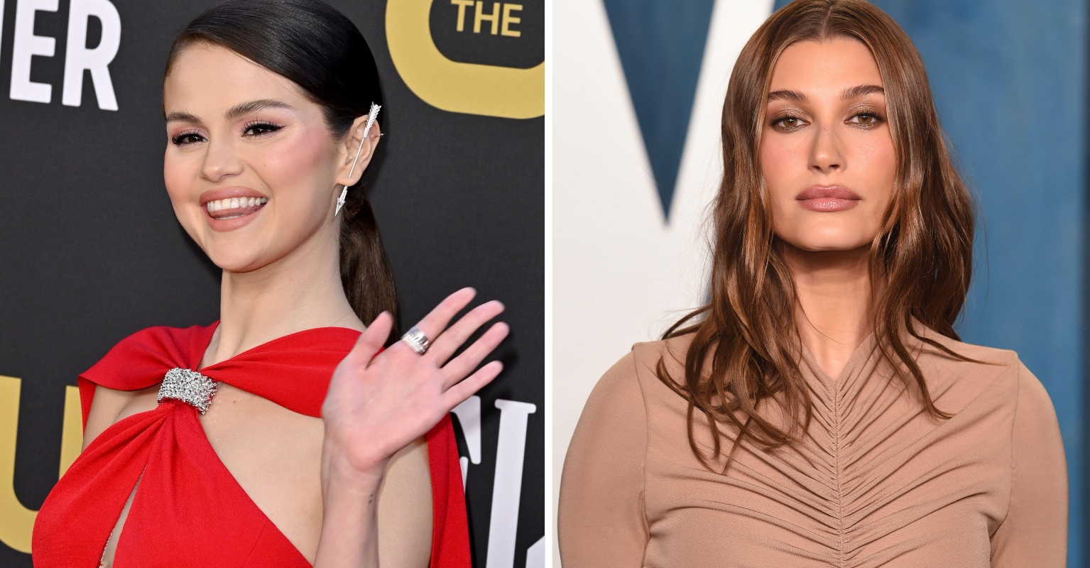 Selena Gomez and Hailey Bieber pose for first photos together after ...