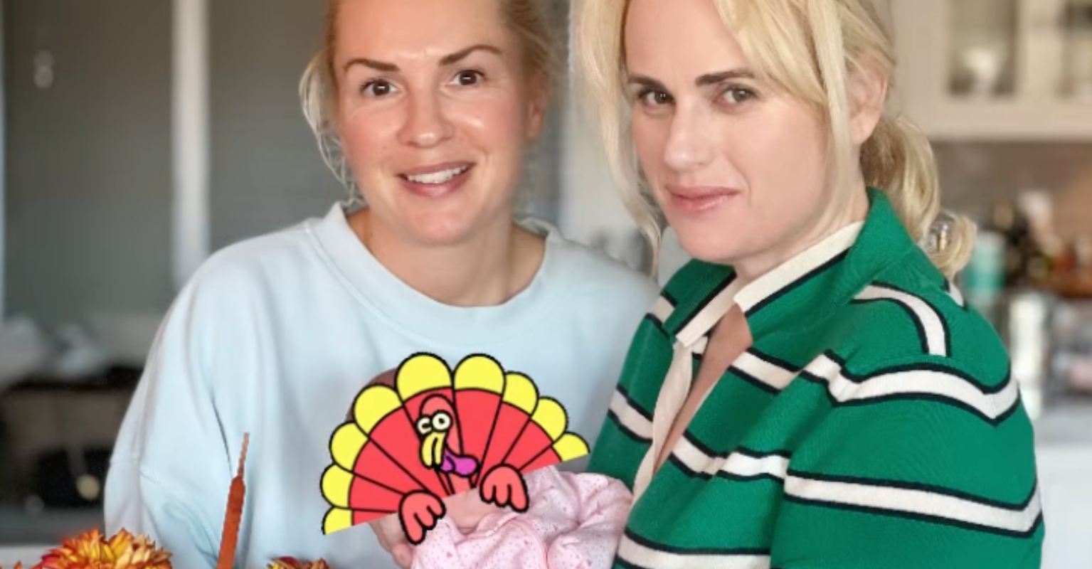 Rebel Wilson And Girlfriend Celebrate First Thanksgiving With Baby Daughter