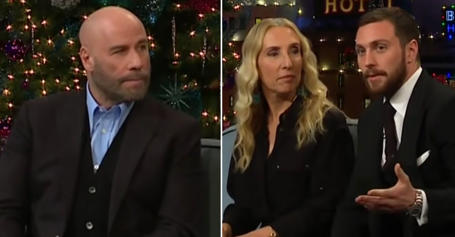 John Travolta's Reaction To Learning Aaron Taylor-Johnson, 32, And Sam ... John Travolta's Reaction To Learning Aaron Taylor-Johnson, 32, And Sam ...