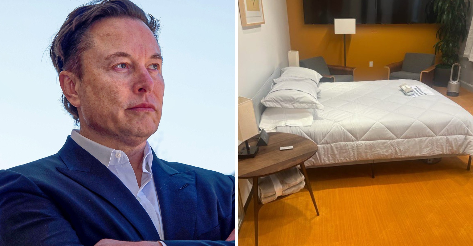Elon Musk Reportedly Turns Twitter HQ Into 'Hotel' For Staff