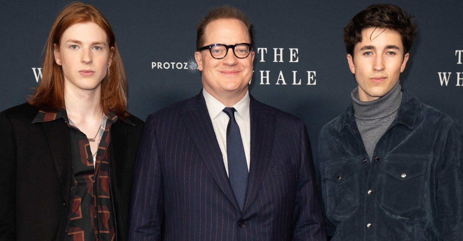 Brendan Fraser Makes Rare Appearance With Two Sons - And The Internet ...