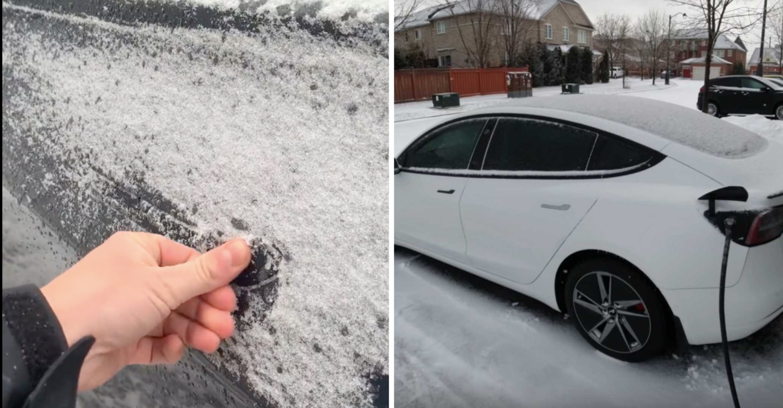 Furious Tesla Owners Share Videos Of Their Cars Frozen Shut During ...