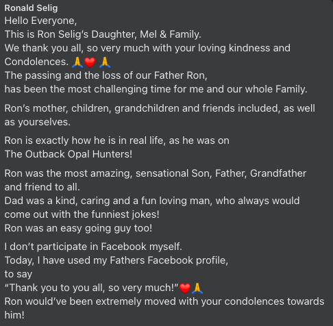 Reality TV Star Ron Selig Killed In Tragic Freak Accident