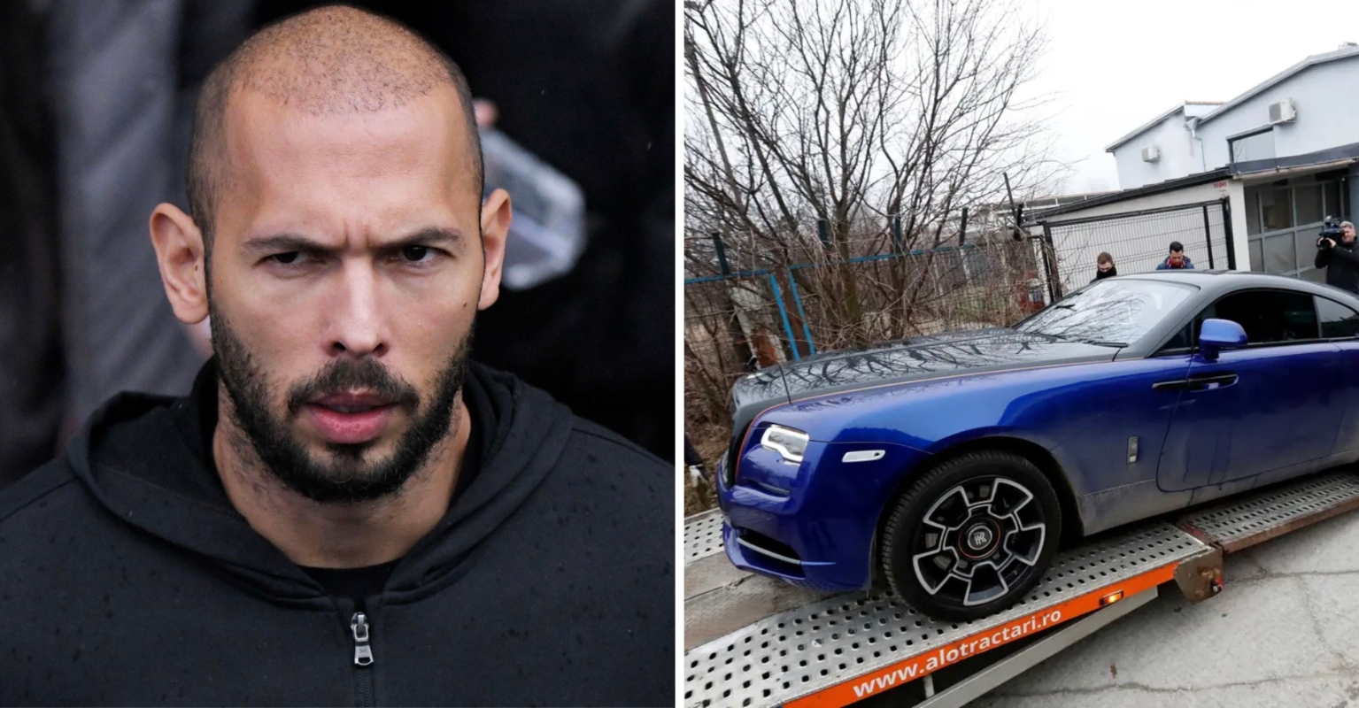 Andrew Tate's Luxury Cars Are Seized By Romanian Authorities