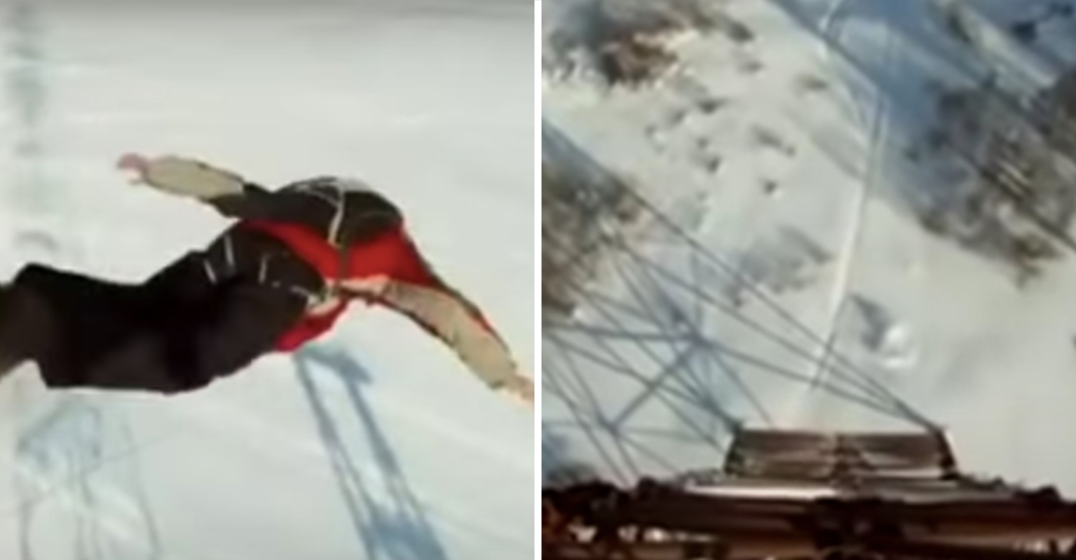 Man Filmed Miraculously Surviving Jump From 120-Meter Tower After ...
