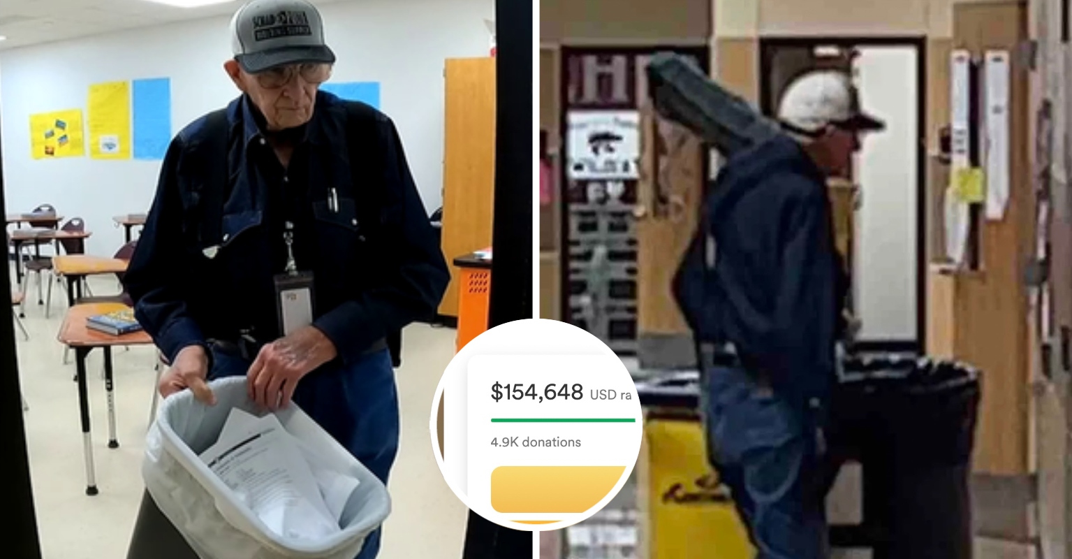 School Janitor, 80, Can Finally Retire After $150,000 Is Raised On GoFundMe