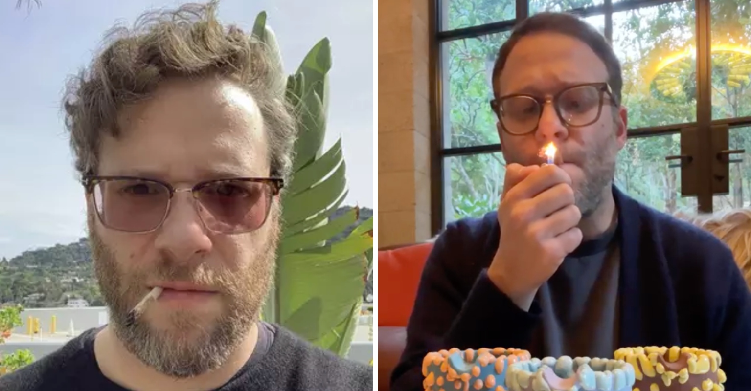 Seth Rogen Shares The Reason He's Smoked 'All Day Every Day' For Two ...