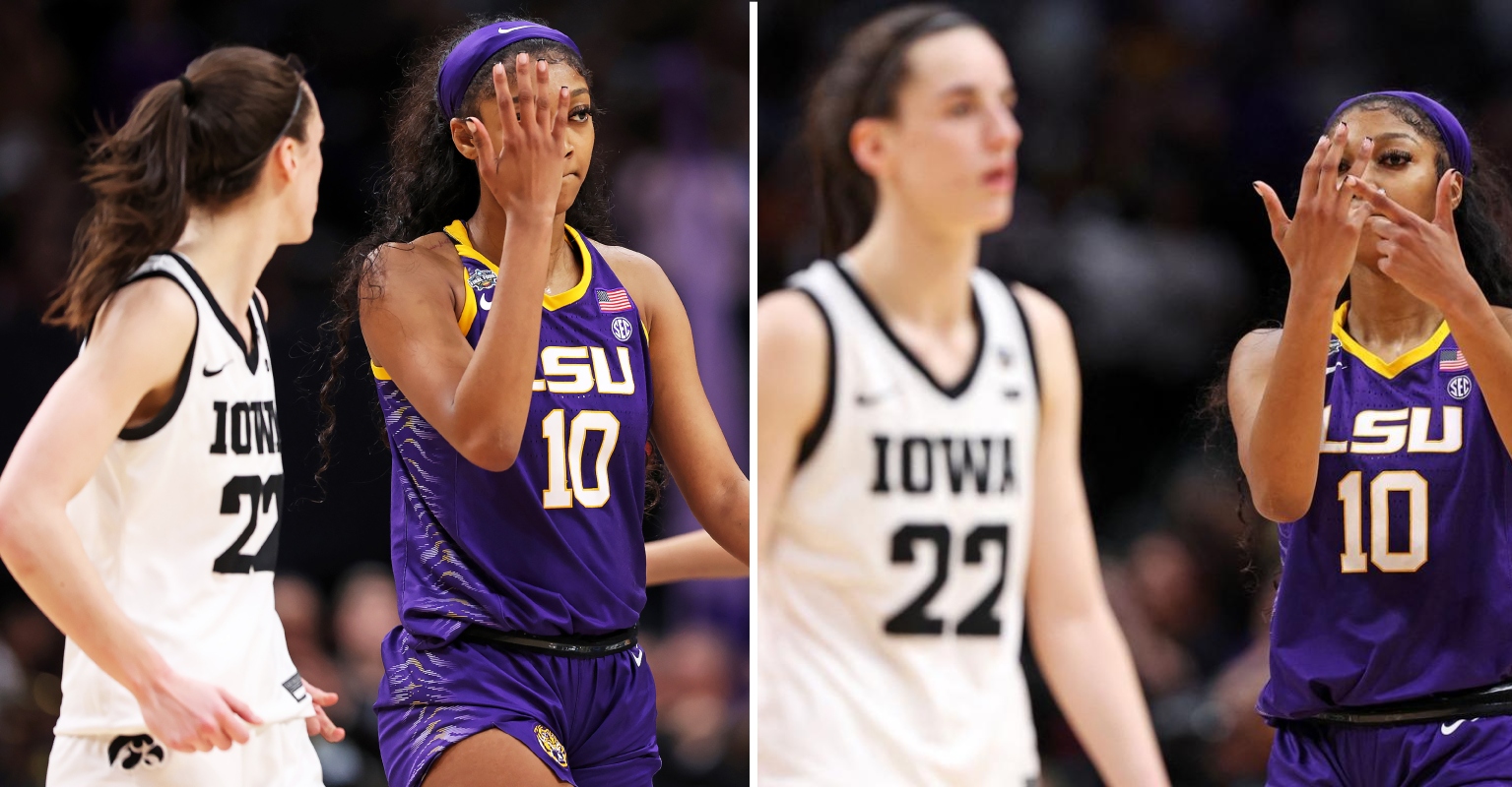 Basketball Player Angel Reese Defends 'Taunting' Opponent During Title Game