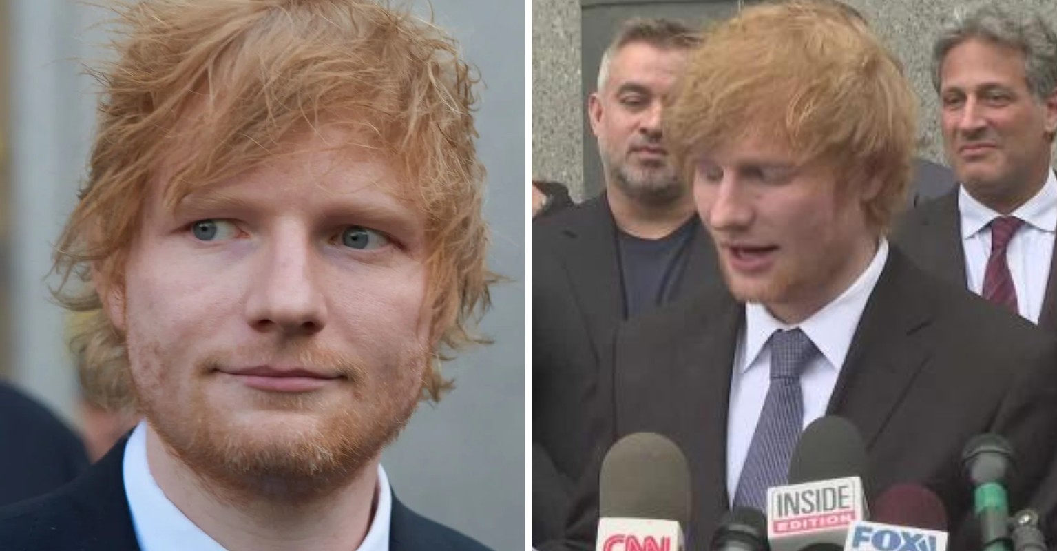 An Emotional Ed Sheeran Was Left 'In Tears' After Winning Copyright Case