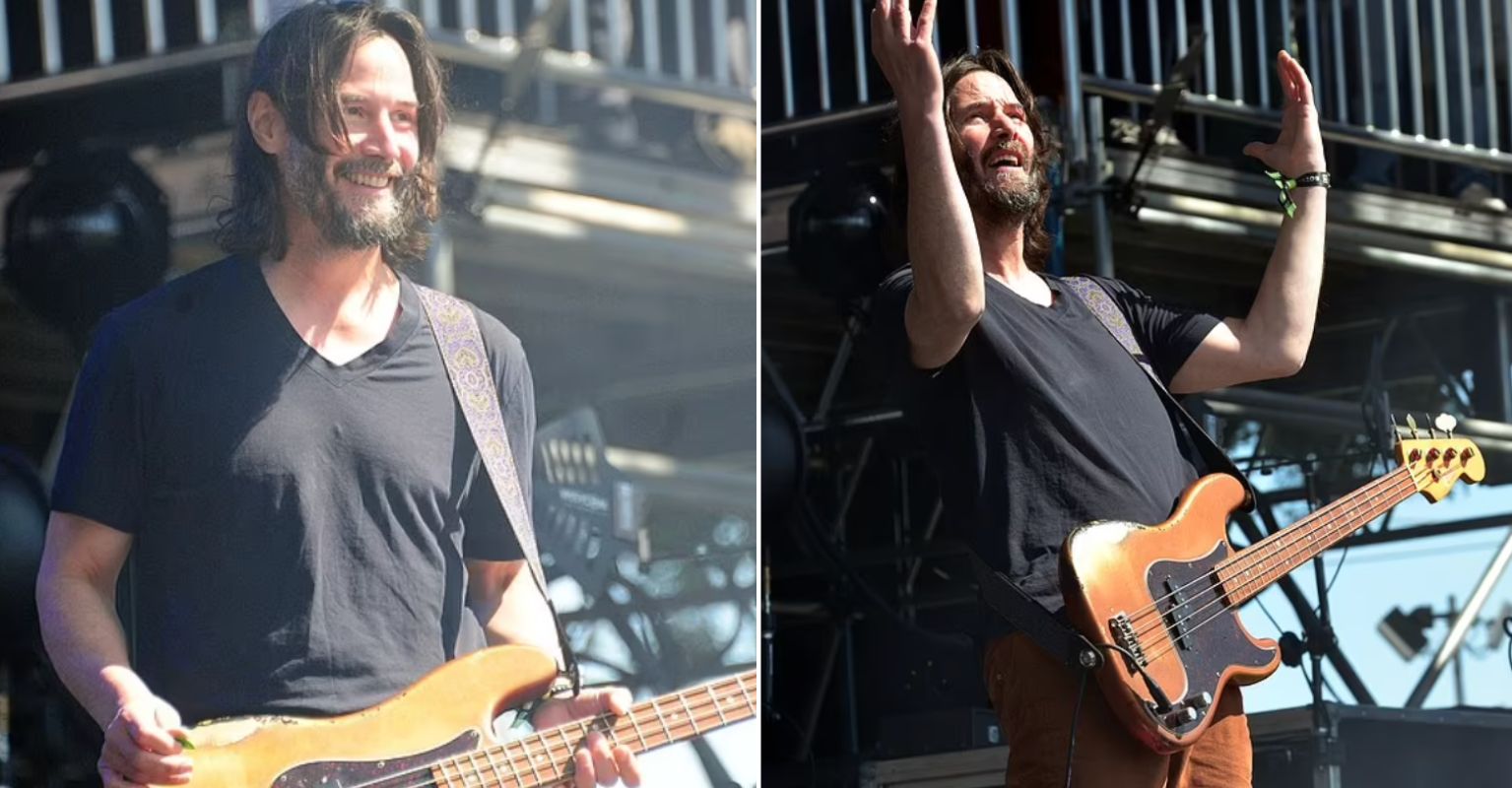 Keanu Reeves Reunites With His Band For First Public Performance In ...