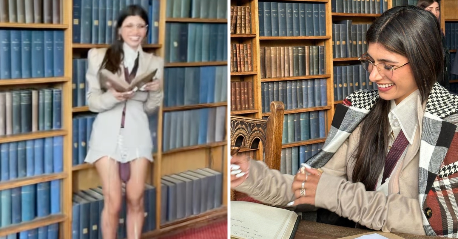 Mia Khalifa Gives Speech At Oxford University: 'The Biggest Honor Of My Life'