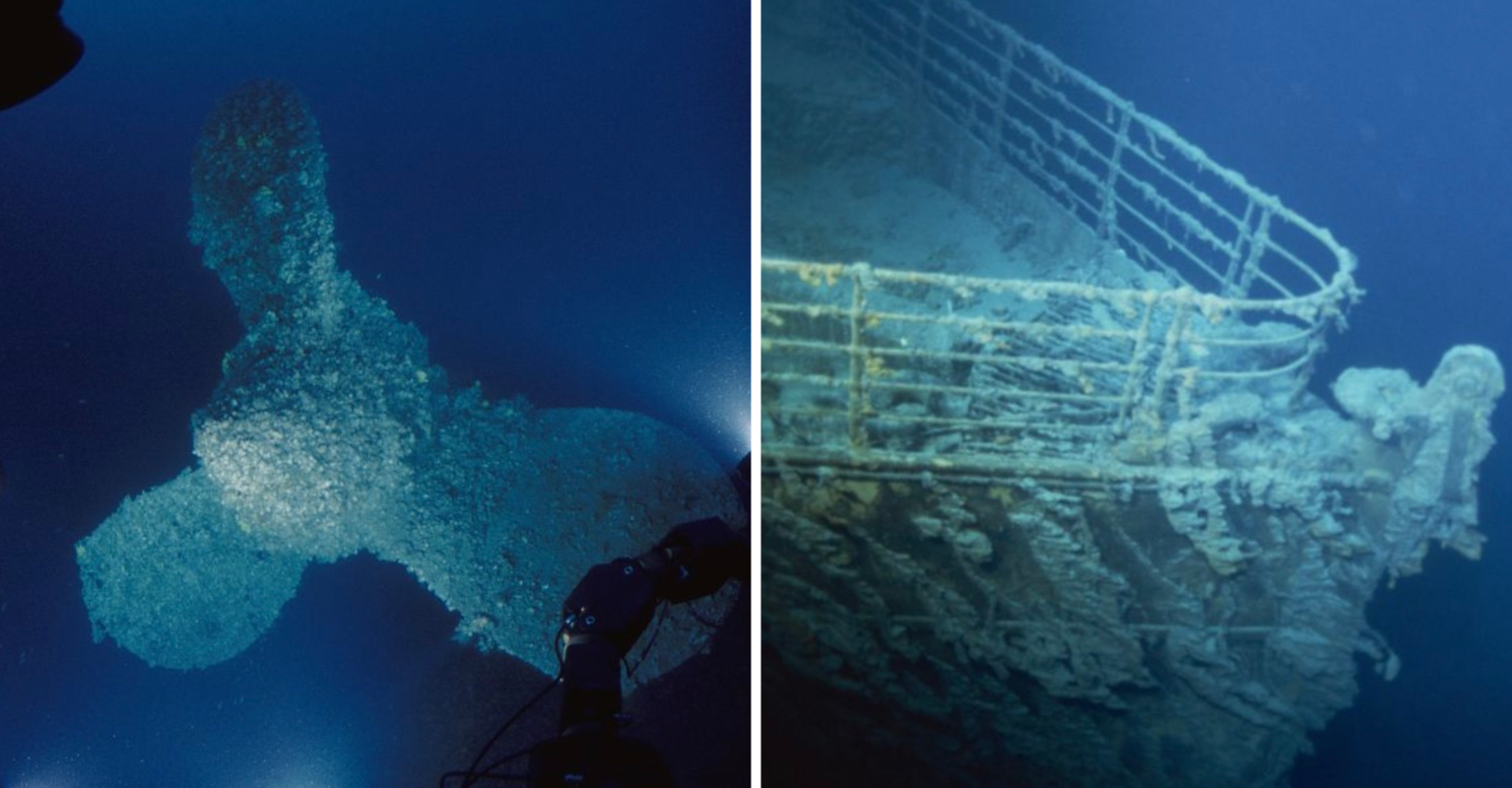 Eerie Photos Show The Titanic Wreckage Lying 12,500ft Down In The Ocean ...