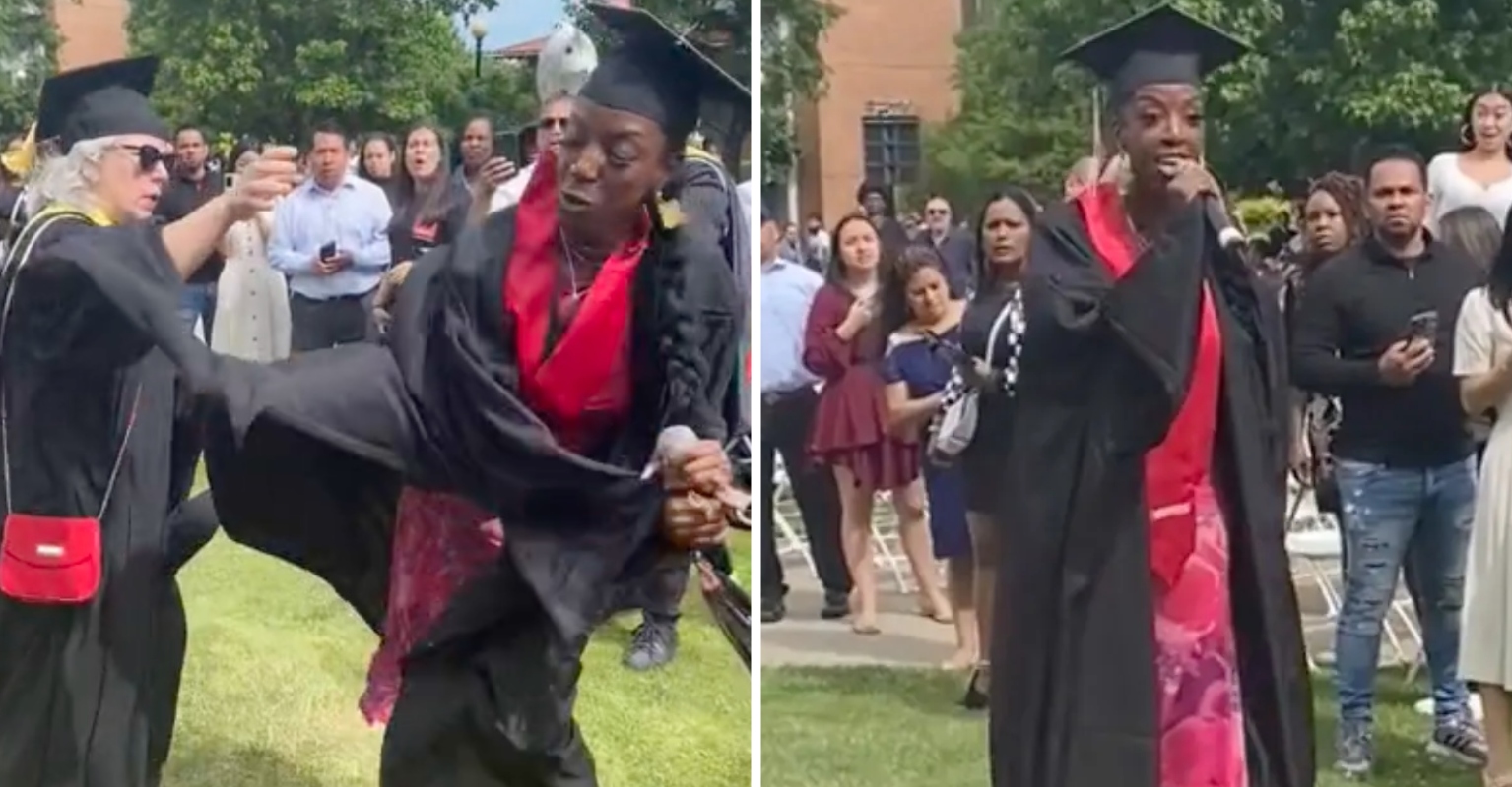 College Student Boldly Grabs Microphone From Administrator To Voice Her ...