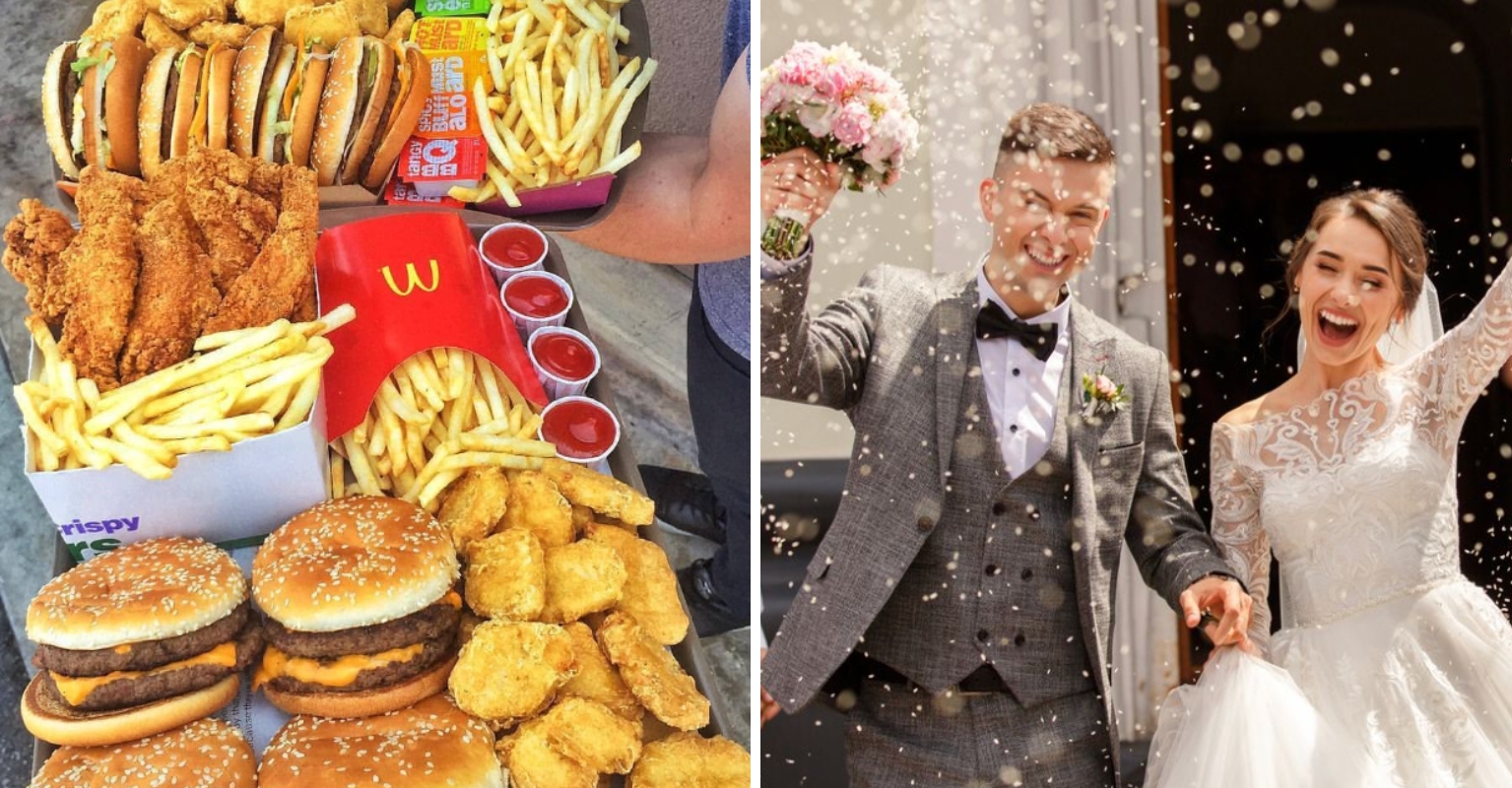 McDonald's Launches $235 Wedding Package - And It Includes 100 Boxes Of ...