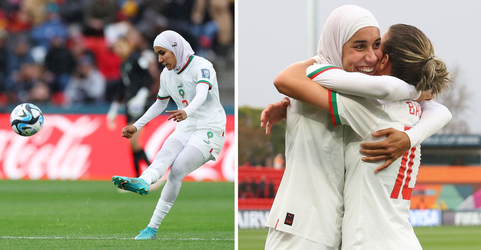 Morocco's Nouhaila Benzina Makes History As The First Player To Wear A Hijab At A World Cup